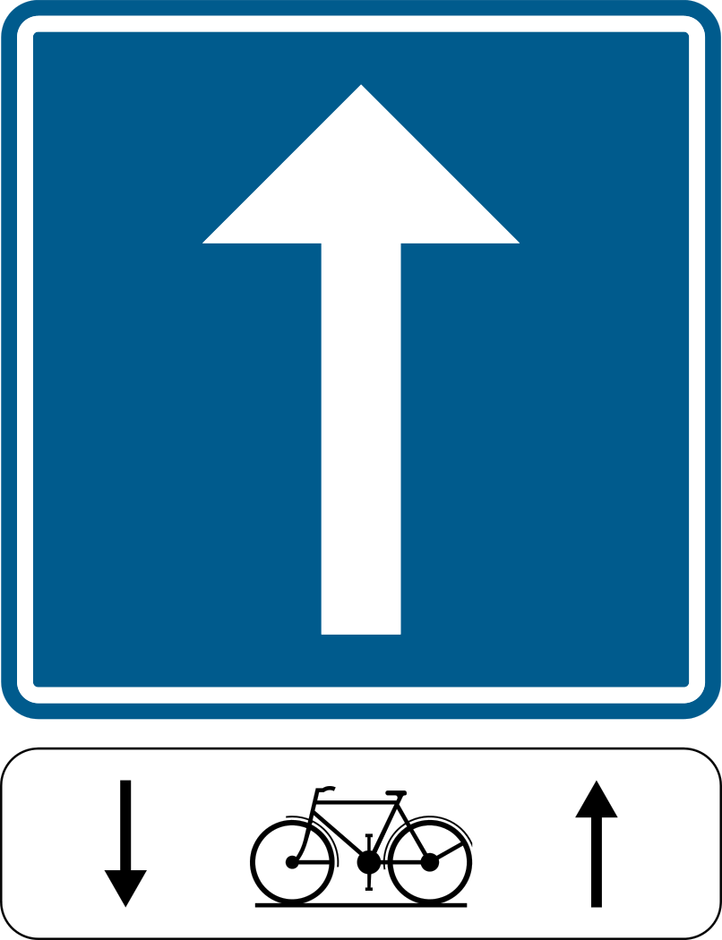 F19 – Signaux indication – Voie publique à sens unique - Sécurothèque
